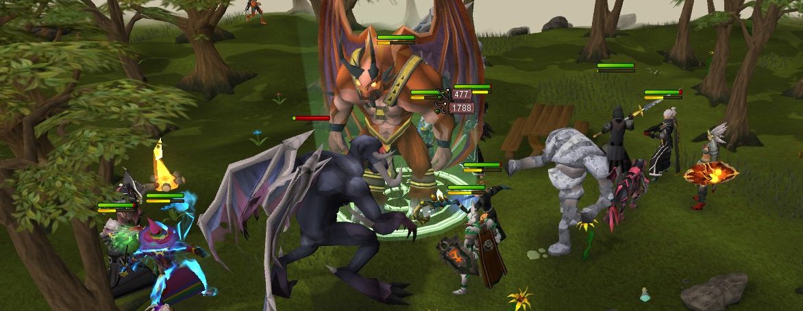 Crewman6's Runescape Adventure Log: Runescape Demon Flash Mobs