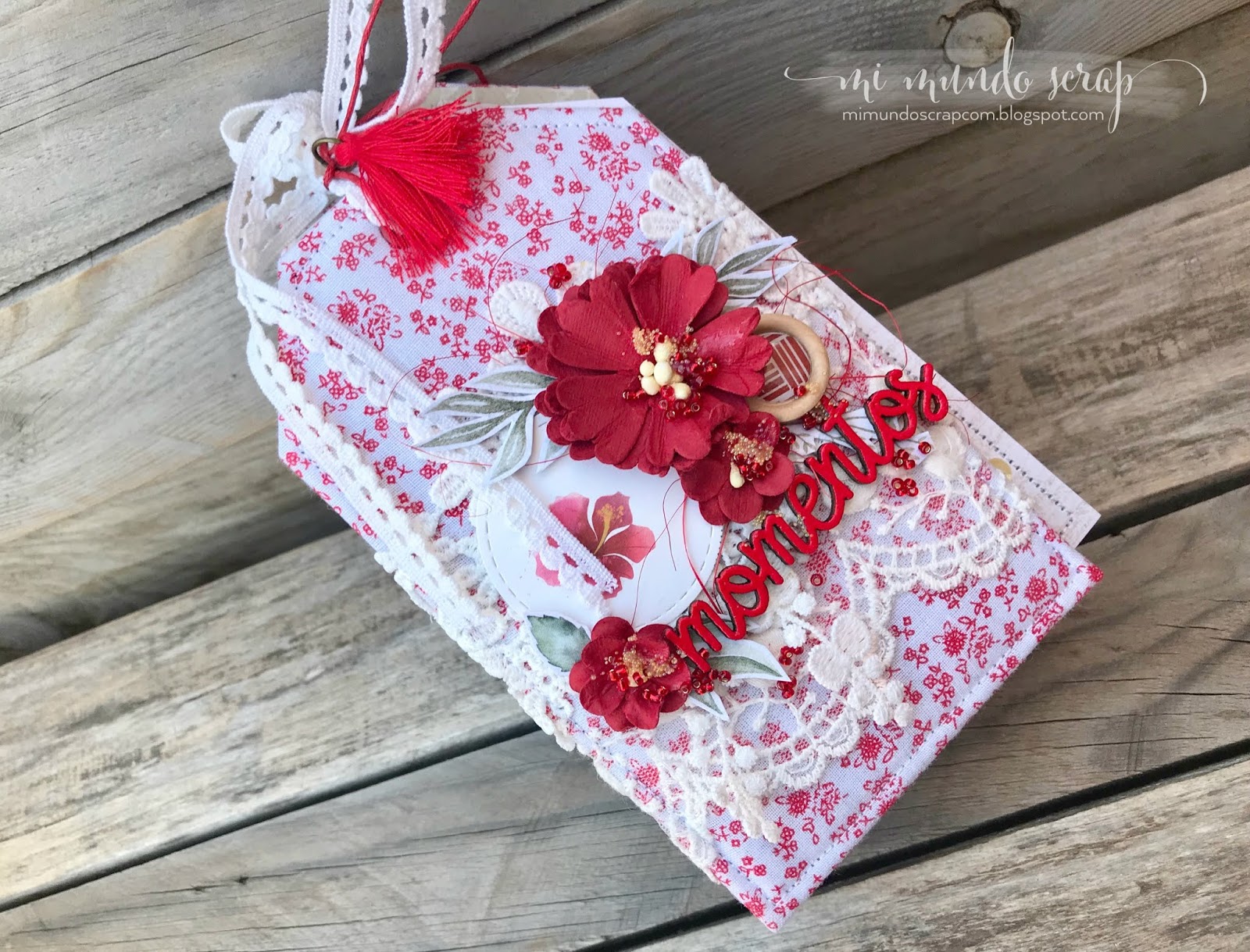 MINI ÁLBUM TAGS "MOMENTOS" - MI MUNDO SCRAP