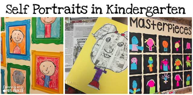 Self Portraits in Kindergarten - Learning With Mrs. Parker