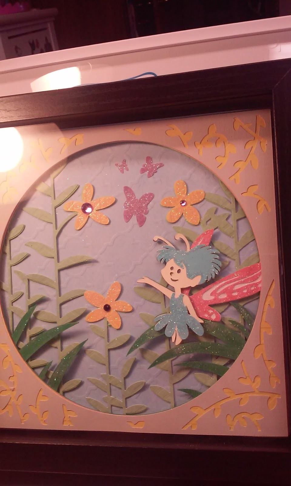 Scrappinlils Creative Side: Fairy Shadow Box