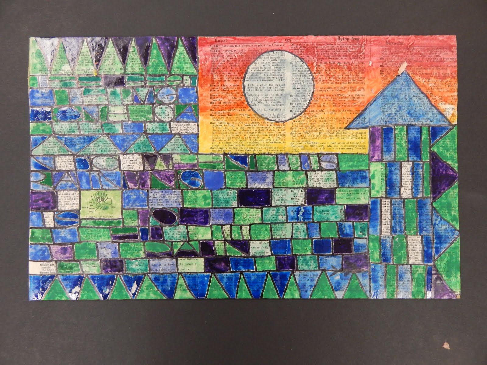 INTRO TO Drawing and Design : Klee's Castle in the Sun