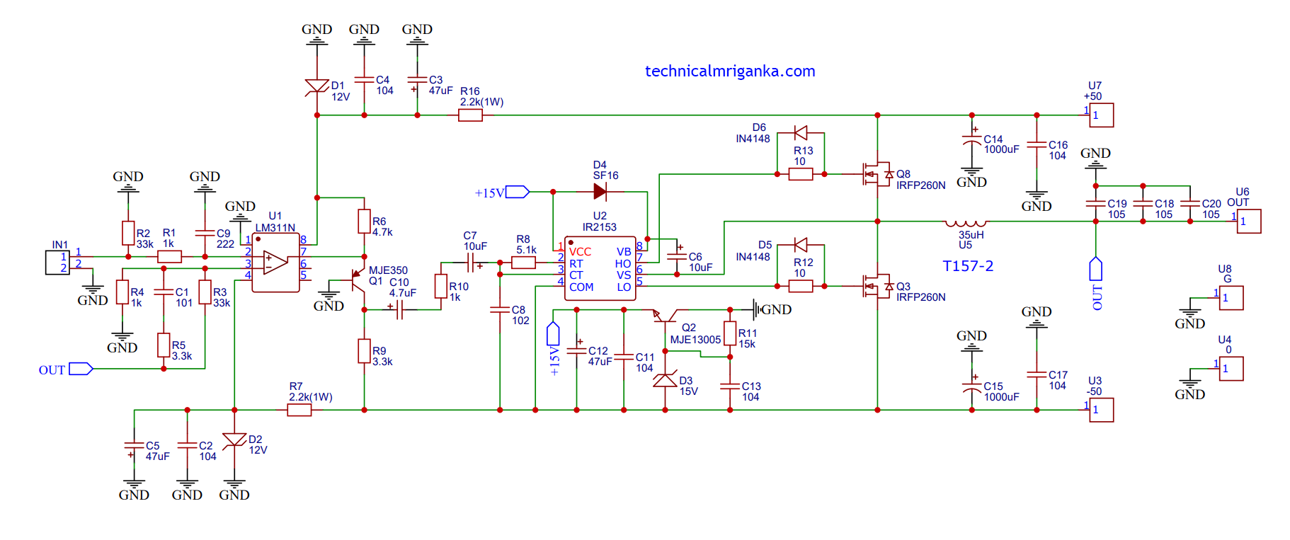 400 Watt Class D Amplifier. 400 Watt Class D Amplifier.