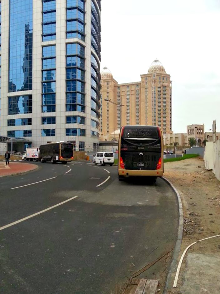 West Bay Bus service in Doha