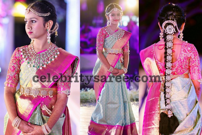 Swethareddy Daughter Swathi Reddy Half Saree Function - Saree Blouse Patterns