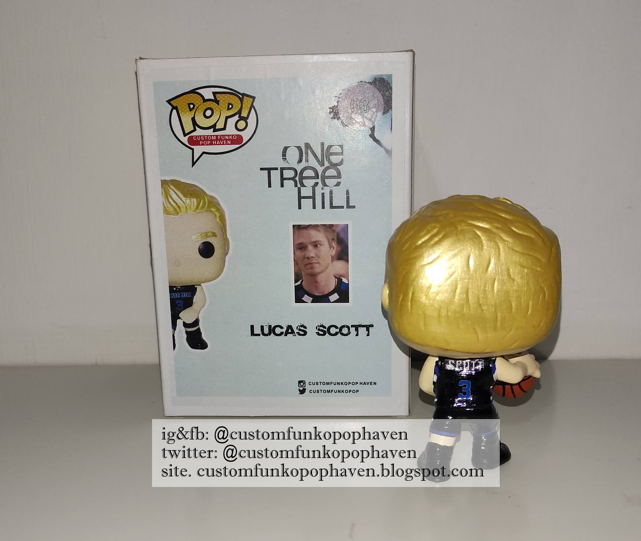 One Tree Hill Custom Funko Pop of Lucas Scott