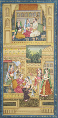 Handmade Art Painting: Royal Rajput King Painting artwork by Artist