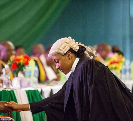 IN PICTURES: Buhari's daughter 'Halima' at her call to bar in Abuja ...