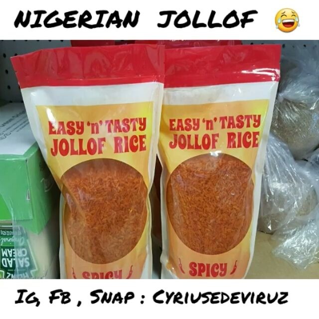 Packaged Jollof Rice Ready To Eat