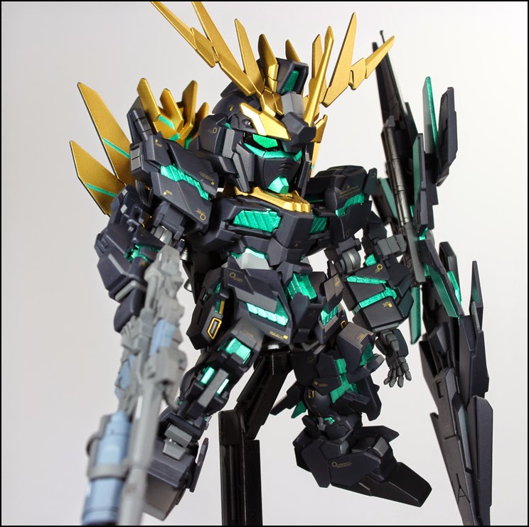 GUNDAM GUY: SD + HG Banshee Norn - Customized Build