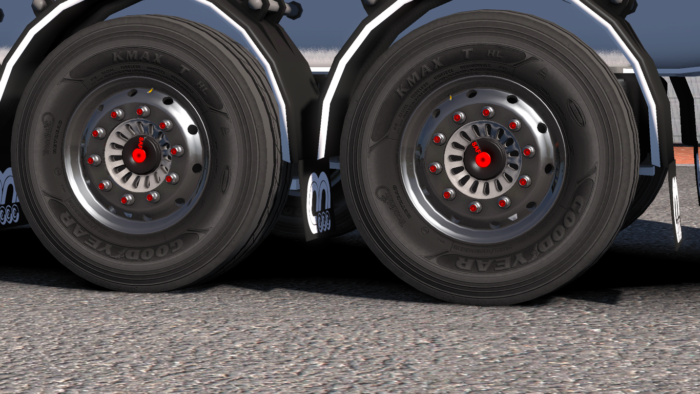 Abasstreppas Wheel pack for ownership trailers 1.0 - Euro Truck Simulator 2 Mod World