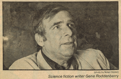 Star Trek creator Gene Roddenberry in 1974 and 1976 | Meyerson