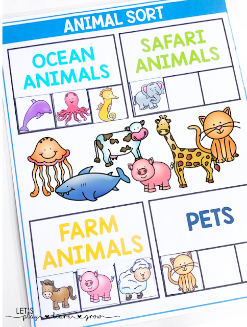 Ocean Theme Activity Binder Activities | Lets Play.Learn.Grow