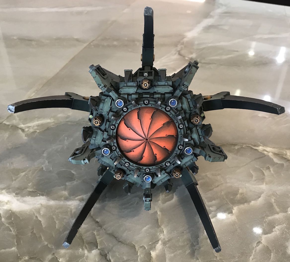 40k Hobby Blog: Sons of Horus Anvillus Pattern Dreadclaw Completed