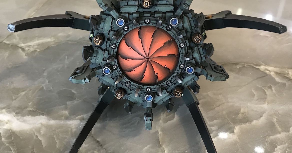 40k Hobby Blog: Sons of Horus Anvillus Pattern Dreadclaw Completed