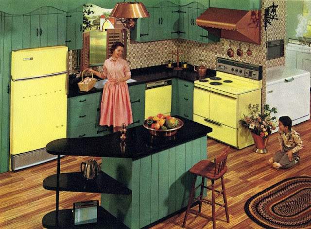 Cool Pics That Show Interior Styles of Kitchens For Each Month of 1960 ...