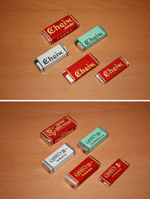 EL KIOSKO DE AKELA: LOS CHICLES CHEIW AÑOS SETENTA