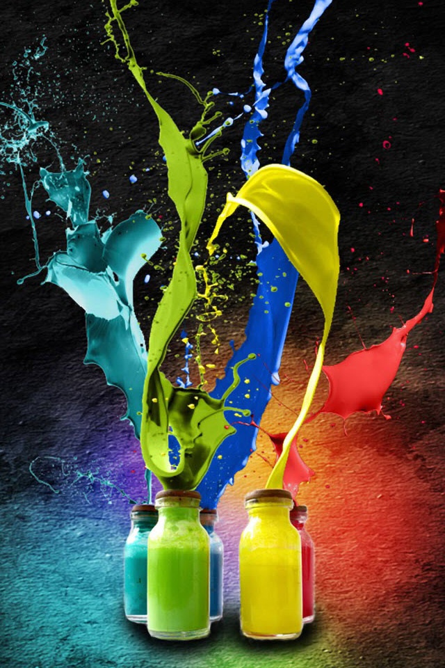 Mobile Wallpaper: Color Splash