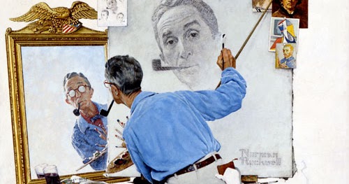 Daniel Raymond Chadwick Art: An Unlikely Duo: Norman Rockwell and Rene ...