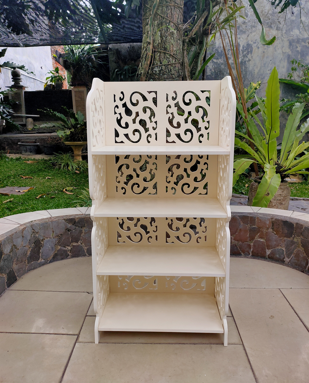 Din Antik: Rak Interior Desain Moderen Minimalis PVC Borad