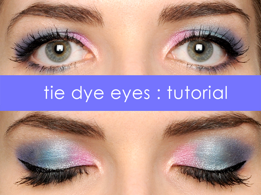 Bisous Darling: Tie Dye Eyes : Tutorial