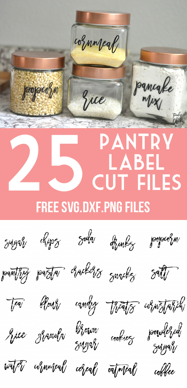 Fields Of Heather: Where To Find Free Pantry Label SVGS