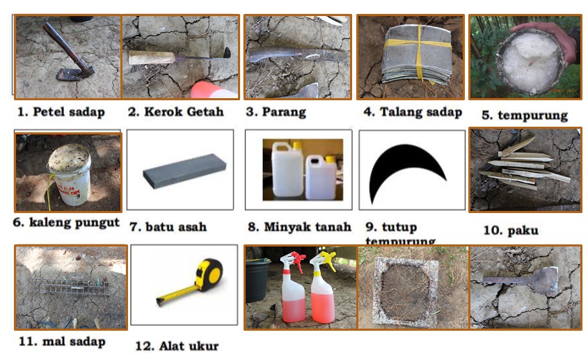 GETAH PINUS: Persiapan