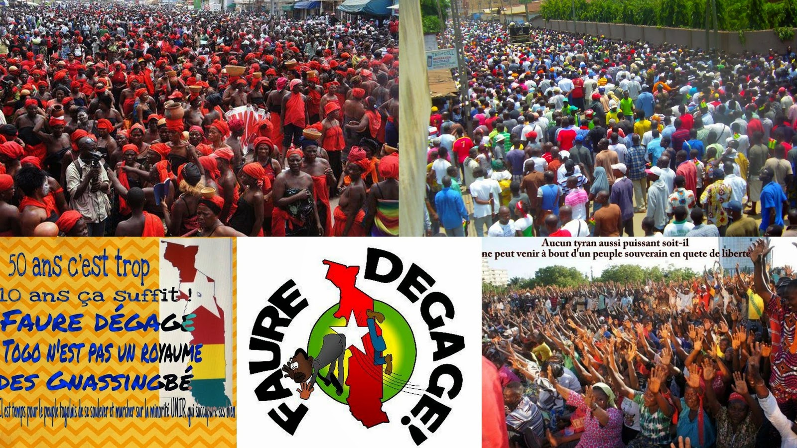 Le Togolais RevoltÉ Togo Lheure Du Combat Total Contre Une Cruelle