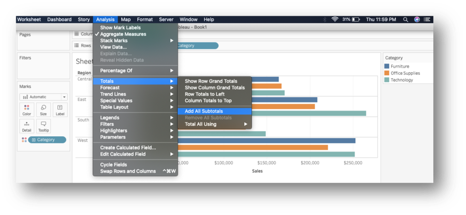 How to Create Grouped Bar Charts in Tableau...