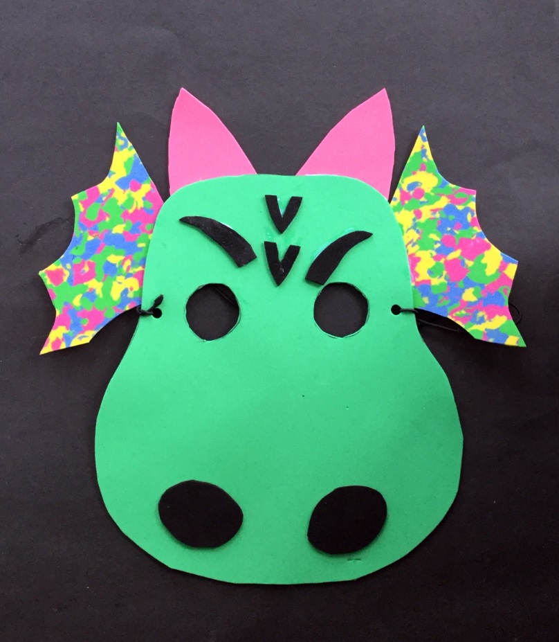 Citrus Spice and Travels: Kids Dragon Face Mask #Bostikbloggers