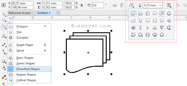 Macam Macam Tool Box Coreldraw Lengkap dengan Fungsinya - Kiedayat