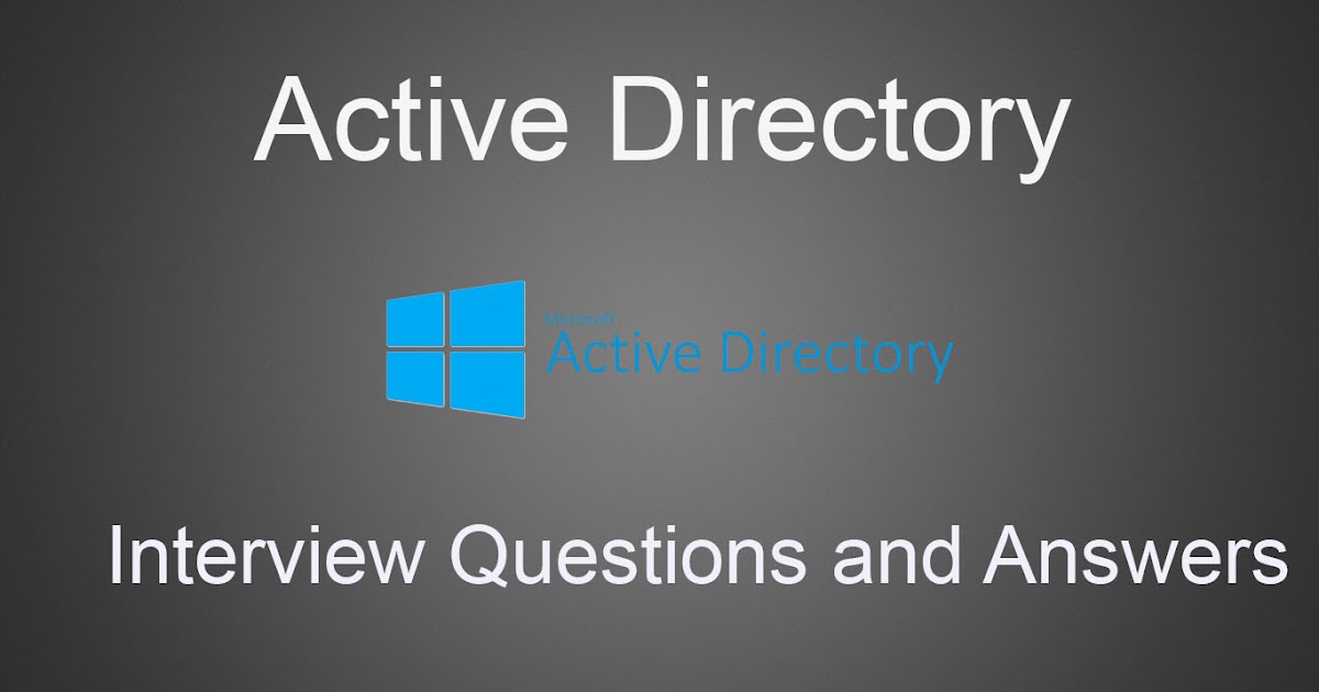 Top 20 Active Directory Interview Questions And Answers Yumemble top-20-active-directory-interview-questions-and-answers-yumemble