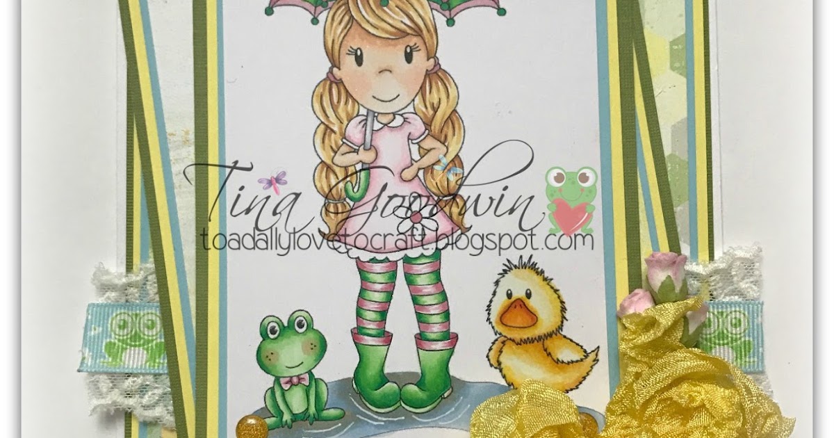 Paper Nest Dolls: Rainy Day Emma (with Frog) - by Tina Goodwin