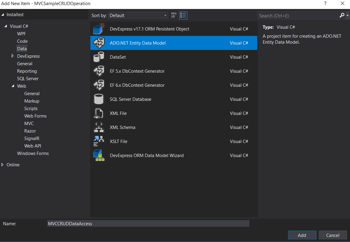 Implementing CRUD Operation With Entity Framework in Asp.net MVC - Developerviewpoint - Software ...