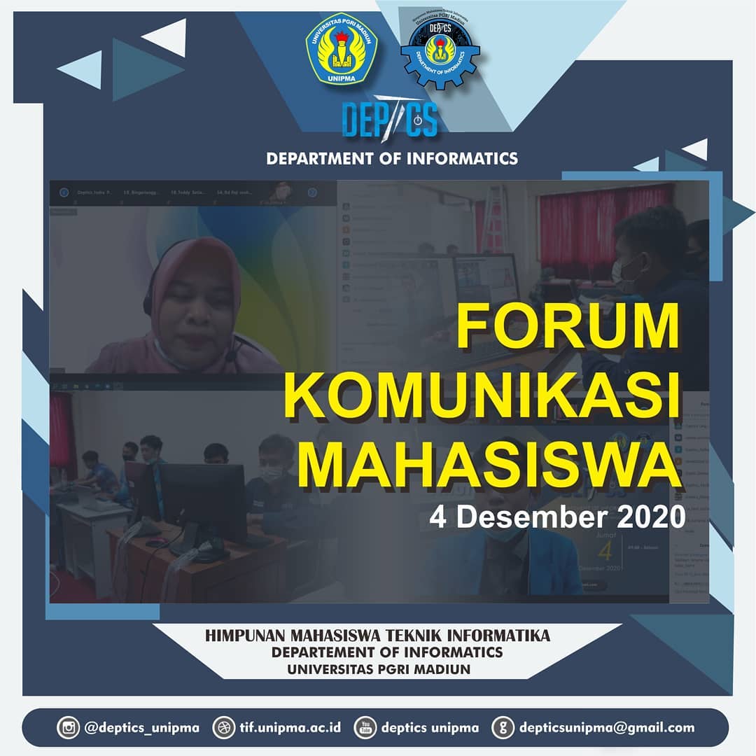 Forum Komunikasi Mahasiswa Prodi Teknik Informatika Tahun 2020