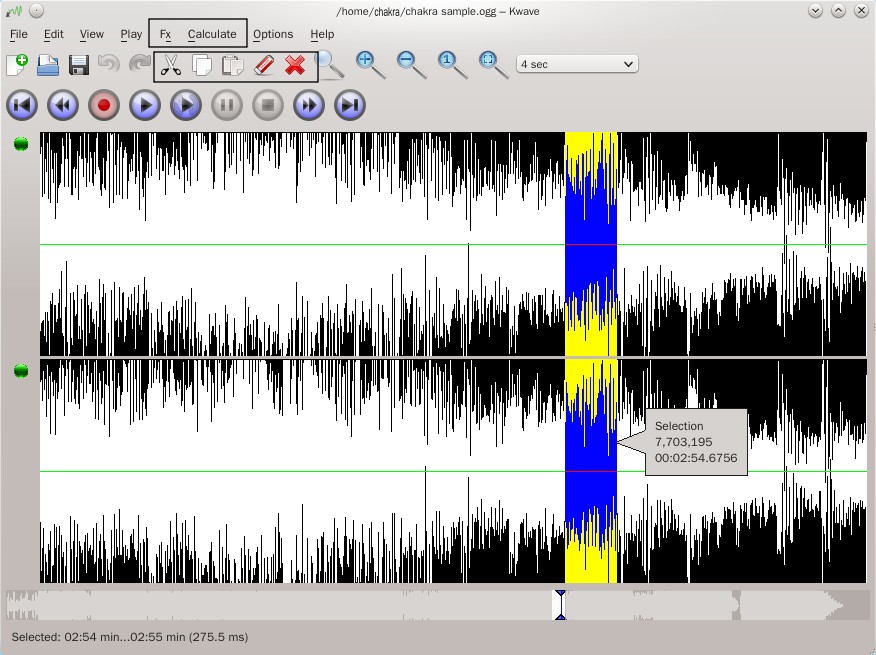 KWave 編輯音樂與錄音教學