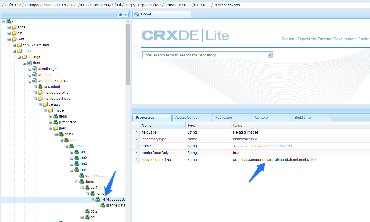 Experiencing Adobe Experience Manager Aem Cq Aem 62 Add Multifield To Assets Metadata