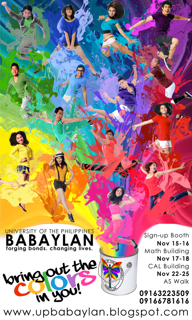UP Babaylan: Bring out the colors in you! Join UP Babaylan!