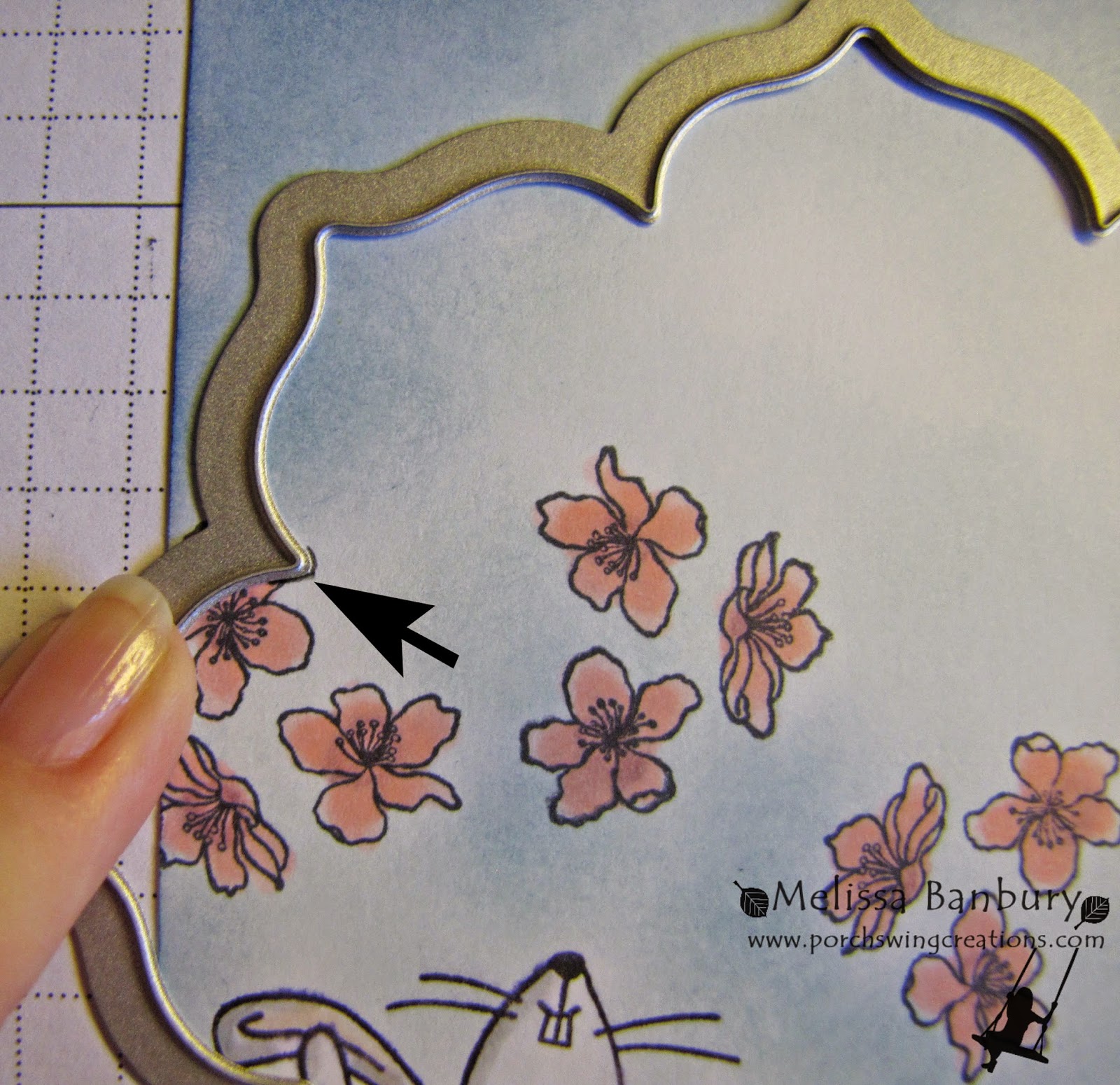 Porch Swing Creations: Celebrate Spring - Partial Die Cut Tutorial