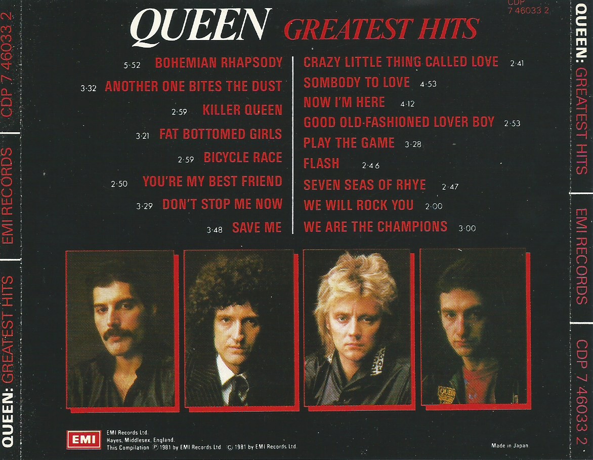 The First Pressing CD Collection: Queen - Greatest Hits