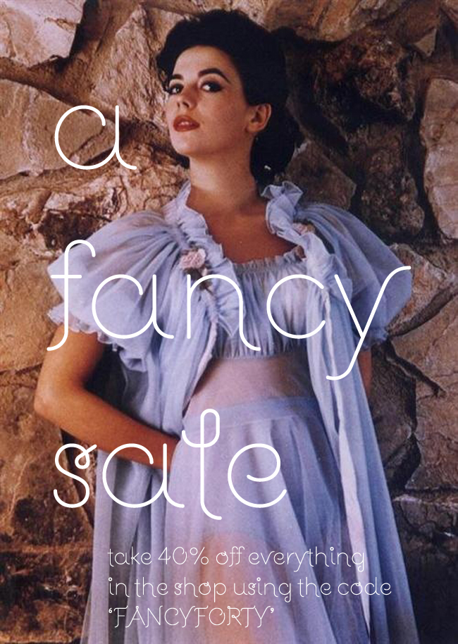 Fancy Fine: a fancy sale