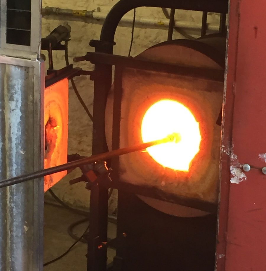 1-Day Glass Blowing Workshop at The Glass Hub in Wingfield