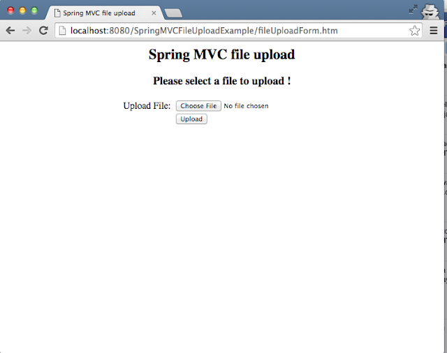 Spring MVC file upload example - Java2Blog