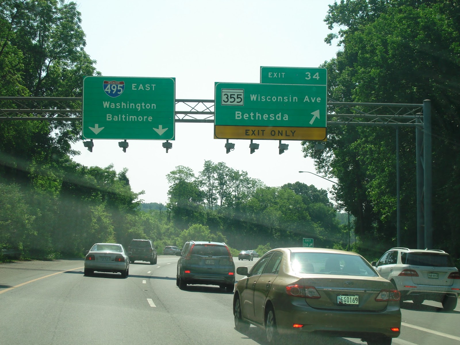 Luke's Signs: Interstate 270 & I-495/Capital Beltway - Maryland
