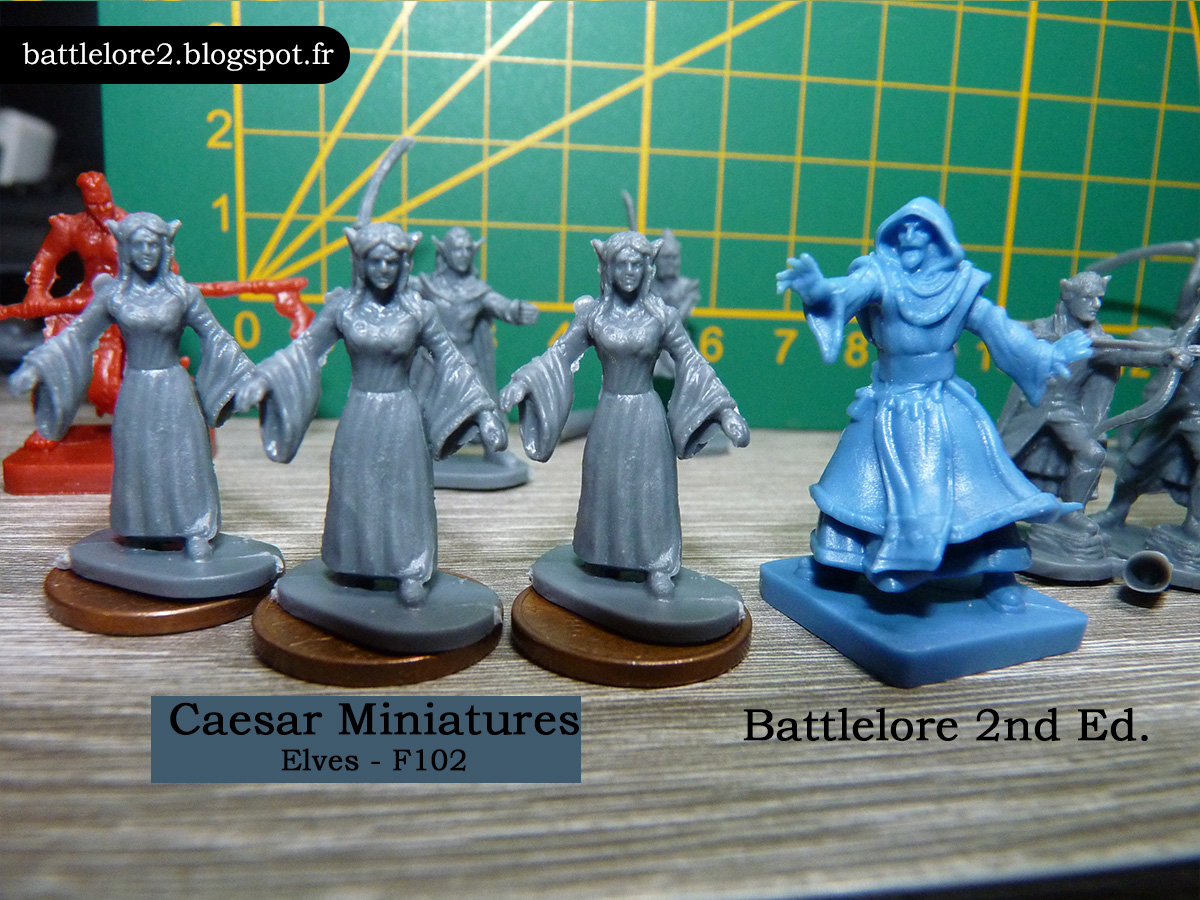 Size comparison with ...Caesar Miniatures...Elves ! | BattleLore ...