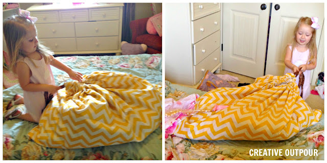 Creative Outpour: Reclaiming Our Spaces: Katie's Dress-Up Bag
