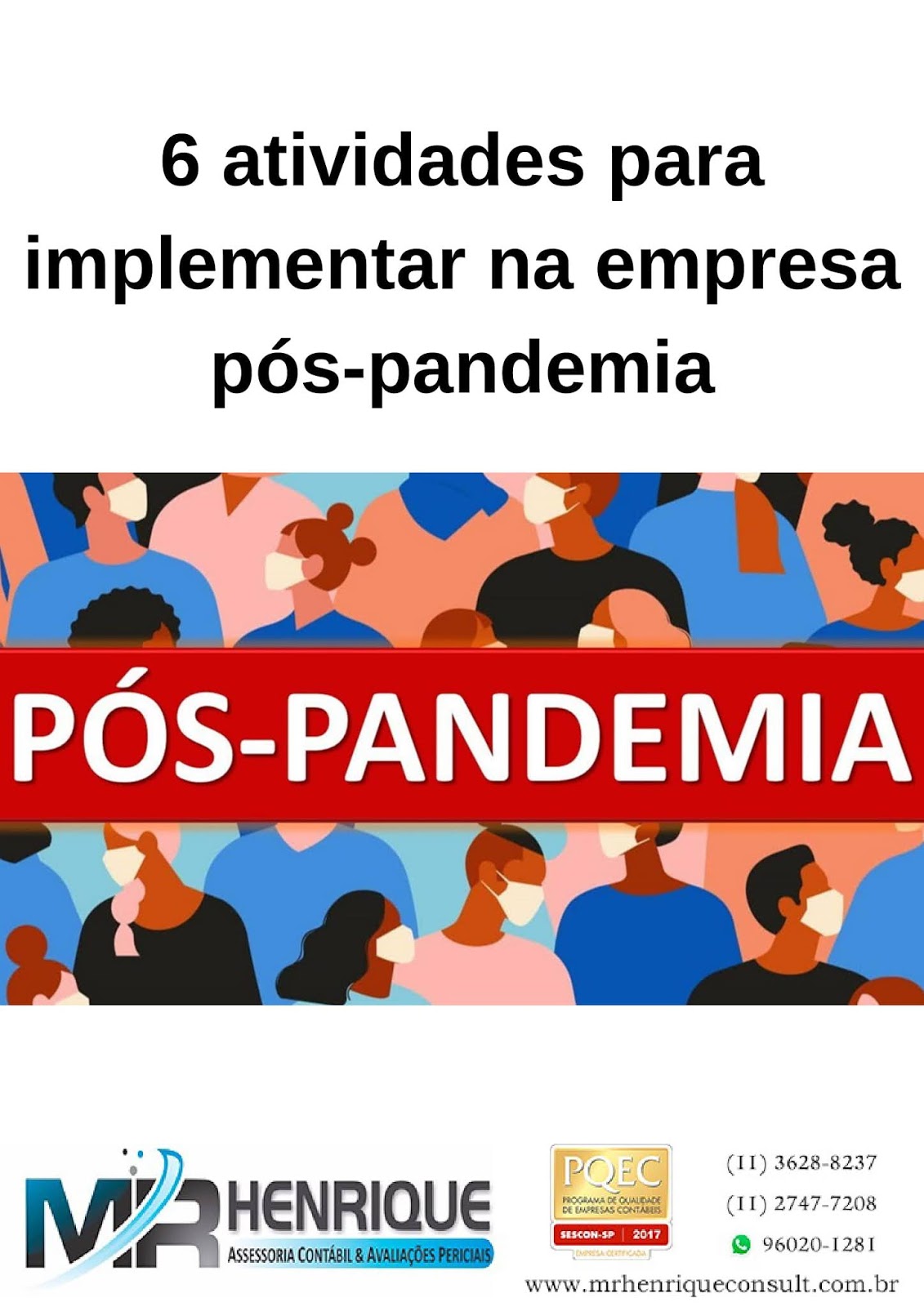 6 atividades para implementar na empresa pós pandemia