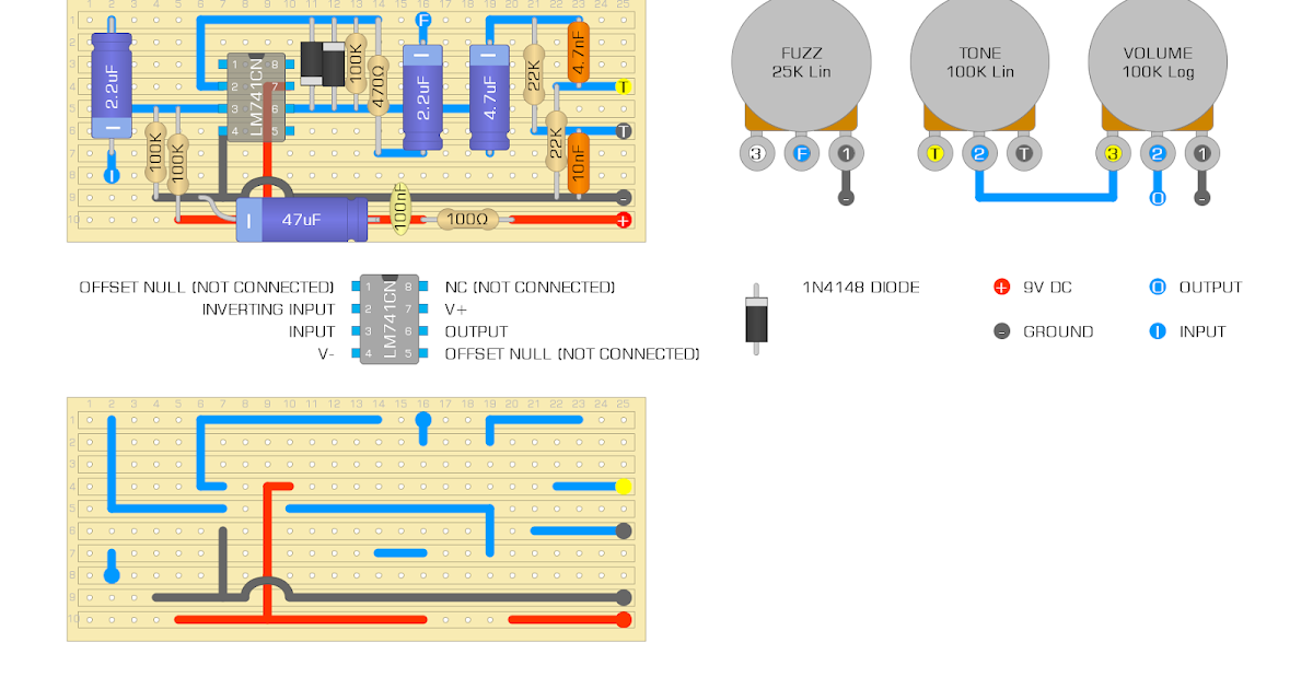 Guitar Effects - Vero - Point to Point - Tag Board Layouts: COLORSOUND ...