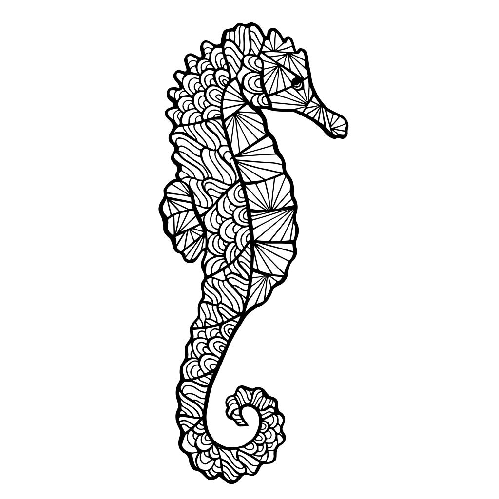 +23 Zentangle Coloring Pages Free Printable