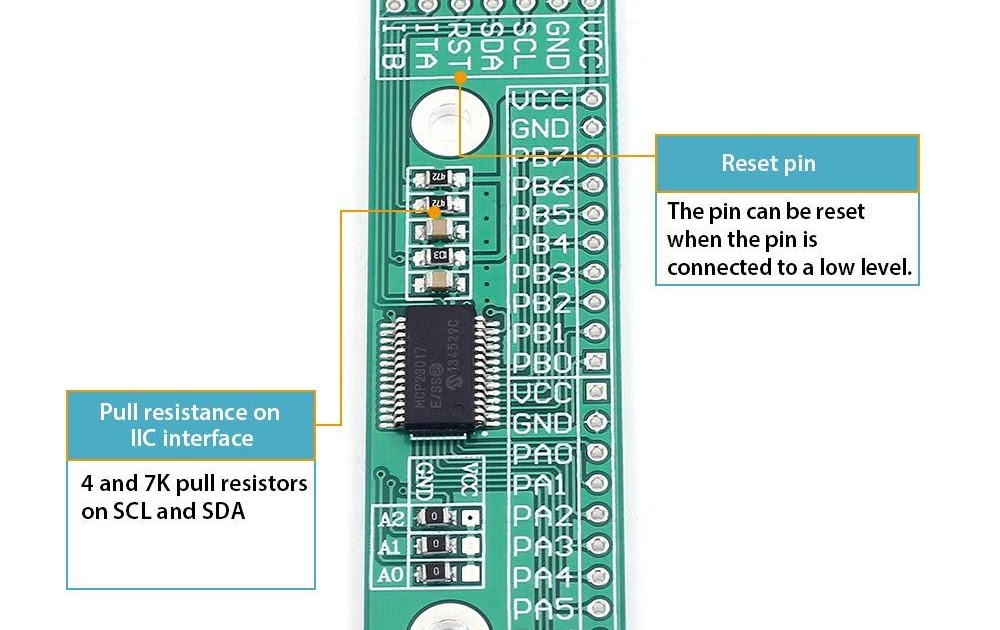 Multiple mcp23017 interfacing with Arduino