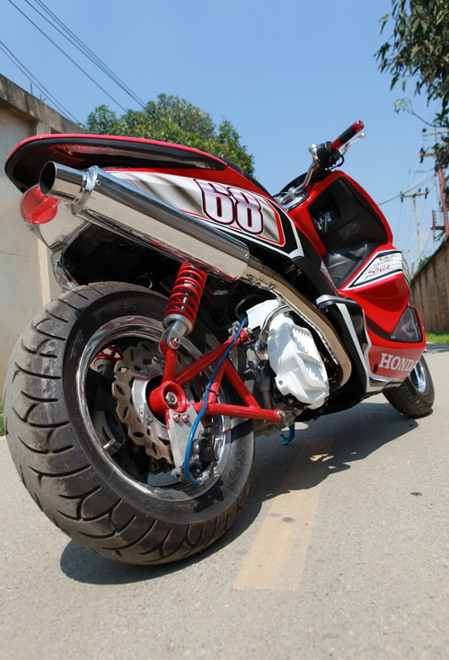 Motor Drag Ninja : Inspirasi modif Honda PCX